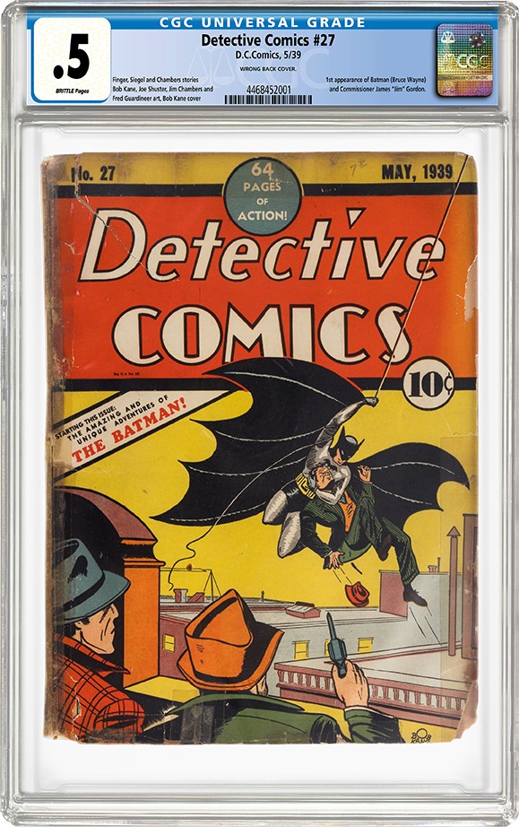 Double Down! Two Examples of Detective Comics #27 Certified by CGC Each ...
