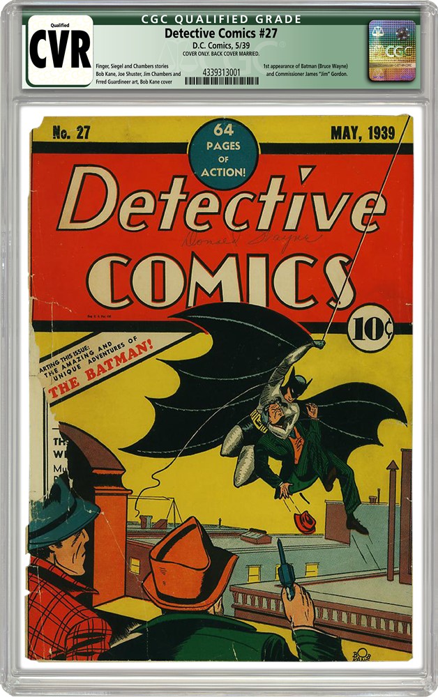 CGC-certified Batman Debut Cover Realizes More than $200,000 | CGC