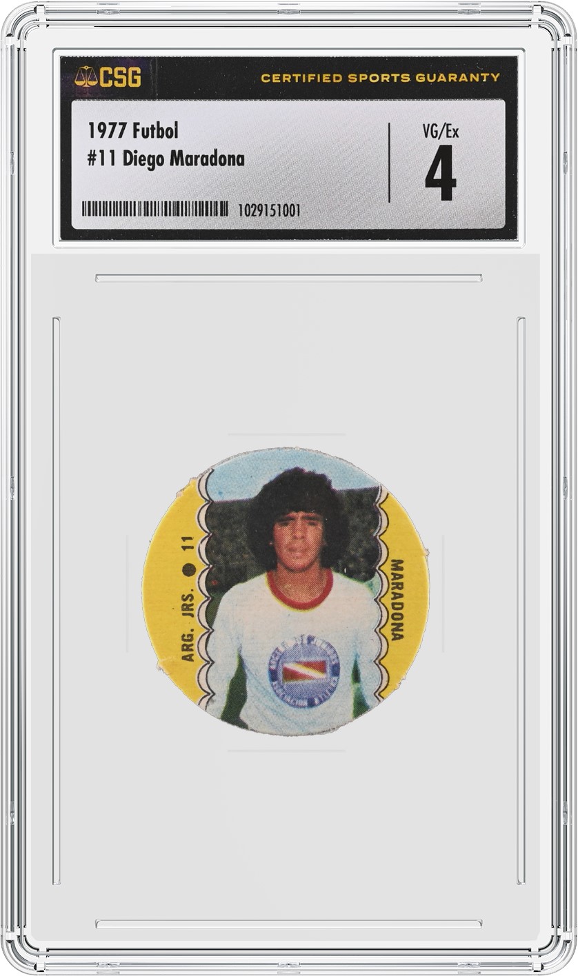 CSG Grades Rare Diego Maradona Rookie Card | CGC