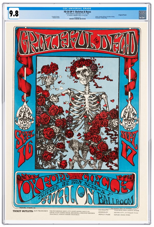 CGC-certified Concert Posters Rock the Block at Heritage | CGC