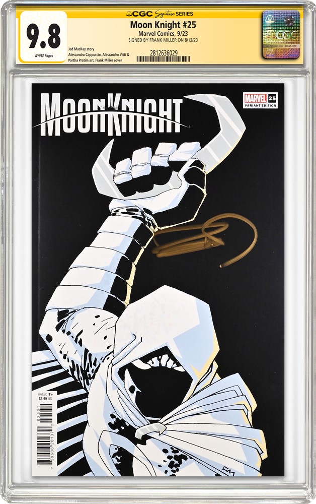 CGC Announces Exclusive Private Signing with Frank Miller at SDCC | CGC