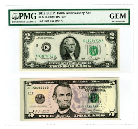 PMG Grading BEP 150th Anniversary Sets | PMG