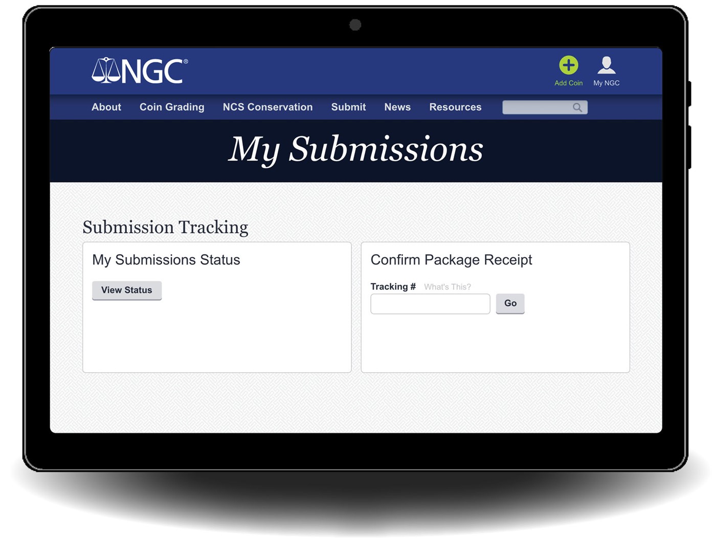 New NGC Tool Lets Submitters Confirm Delivery of Their Submission | NGC