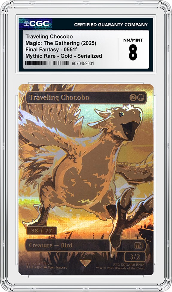 Kweh! CGC Grades Traveling Chocobo Cards, Including Gold Serialized ...