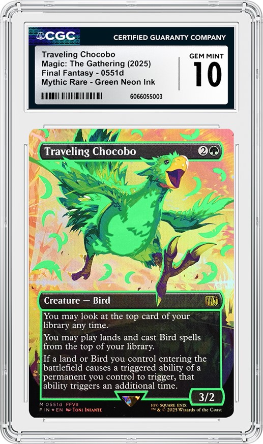 Kweh! CGC Grades Traveling Chocobo Cards, Including Gold Serialized ...