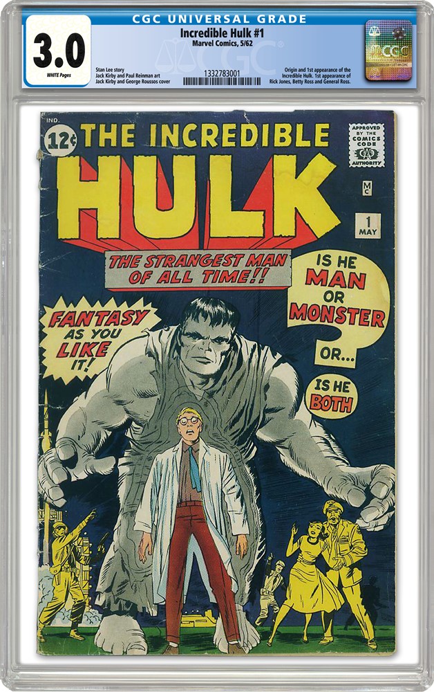 CGC-graded Debut of Hulk and TMNT offered in ComicLink Auction | CGC