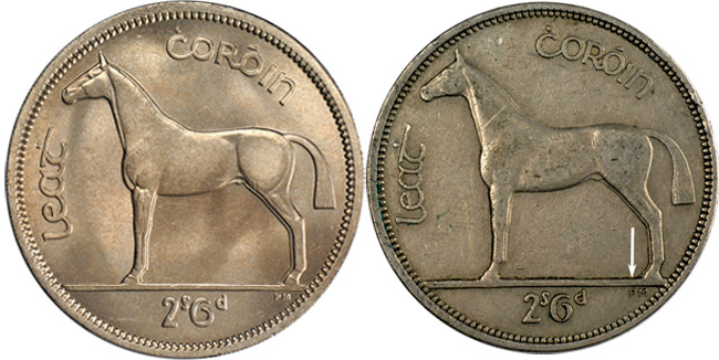 World Coins: Ireland Republic 1961 Half Crown | NGC