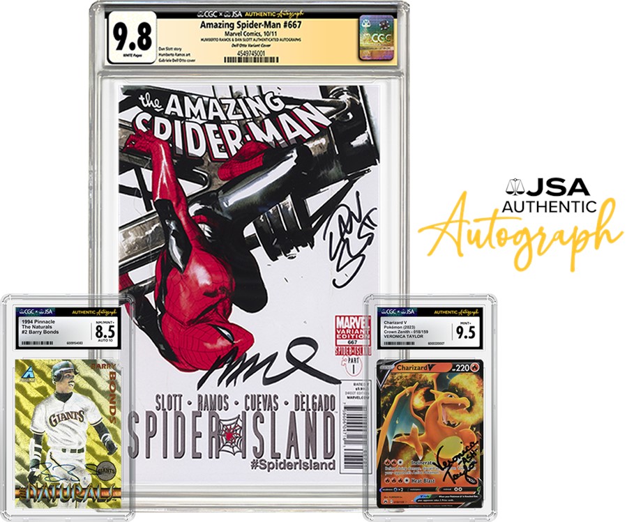 The Difference Between CGC x JSA Autograph Authentication and CGC ...