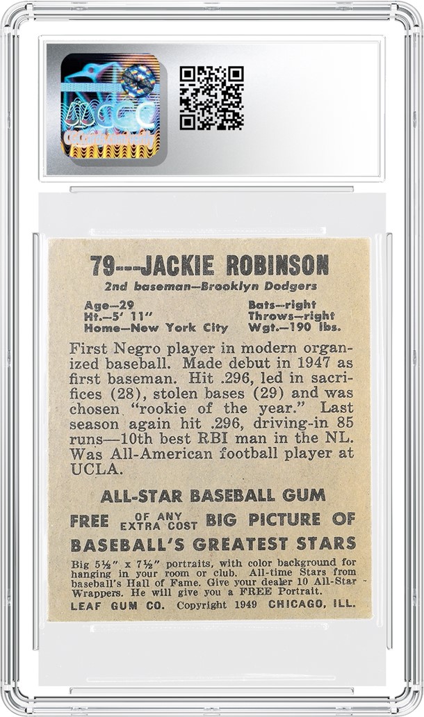 CGC Cards Grades Iconic 1948 Leaf Jackie Robinson and Babe Ruth Cards | CGC