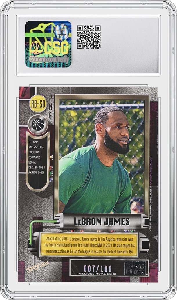 A Celebration of LeBron James Through 10 Spectacular CSG-certified ...