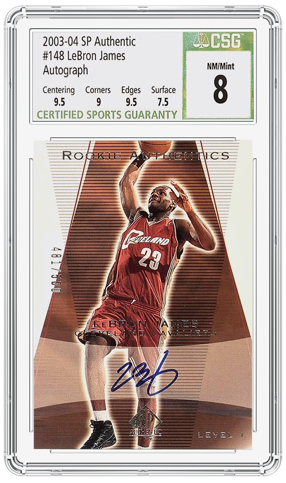 CSG Certifies Prized LeBron James Autograph Card | CGC