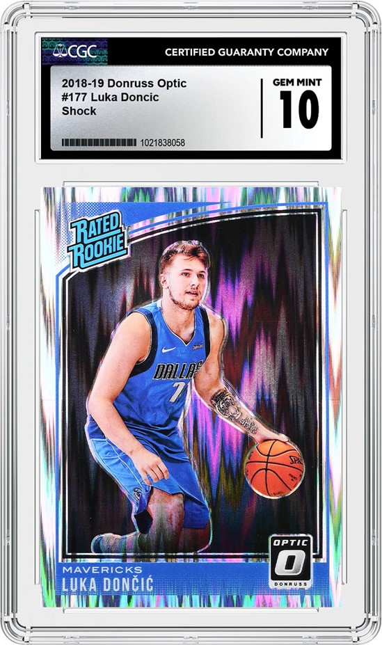 CGC Cards' Featured Card of the Month: 2018-19 Donruss Optic #177 Luka ...