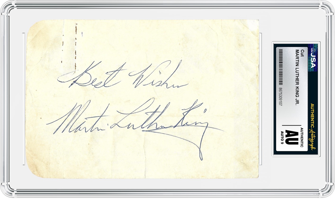 JSA Now Offering Encapsulation Services for Signed Index Cards and Cut ...