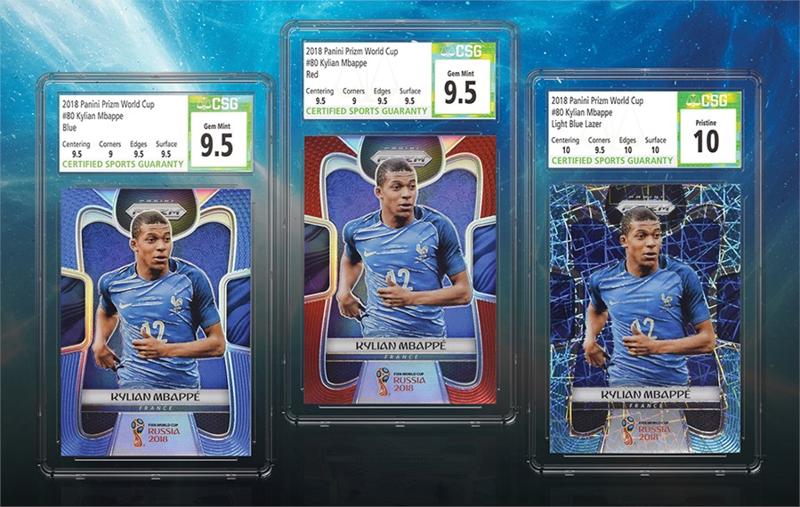 CSG Certifies Soccer Superstar Kylian Mbappé Rookie Cards | CGC