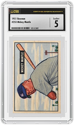 CSG Certifies Pair of Mickey Mantle Rookie Cards | CGC