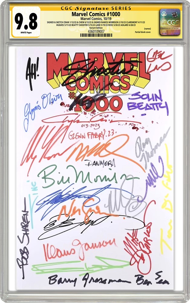 CGC Signature Series Comics Donated to Benefit Children of First ...