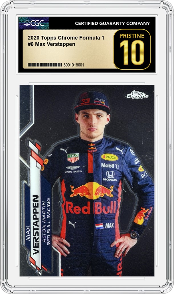 CGC Featured Card of the Month: 2020 Topps Chrome Formula 1 #6 Max ...