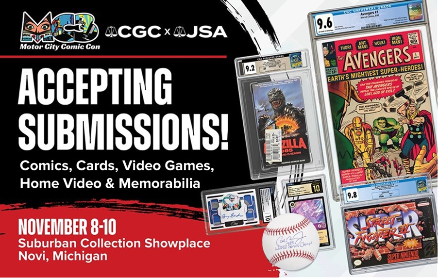 CGC and JSA Accepting Submissions at Motor City Comic Con | CGC