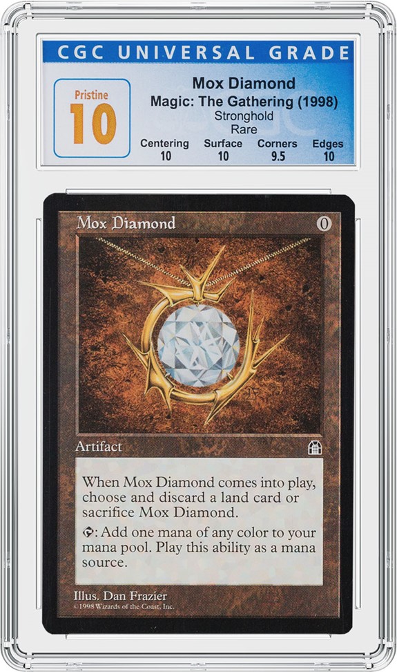 Dozens of Trading Cards Graded CGC Pristine 10 or Perfect 10 Offered in ...