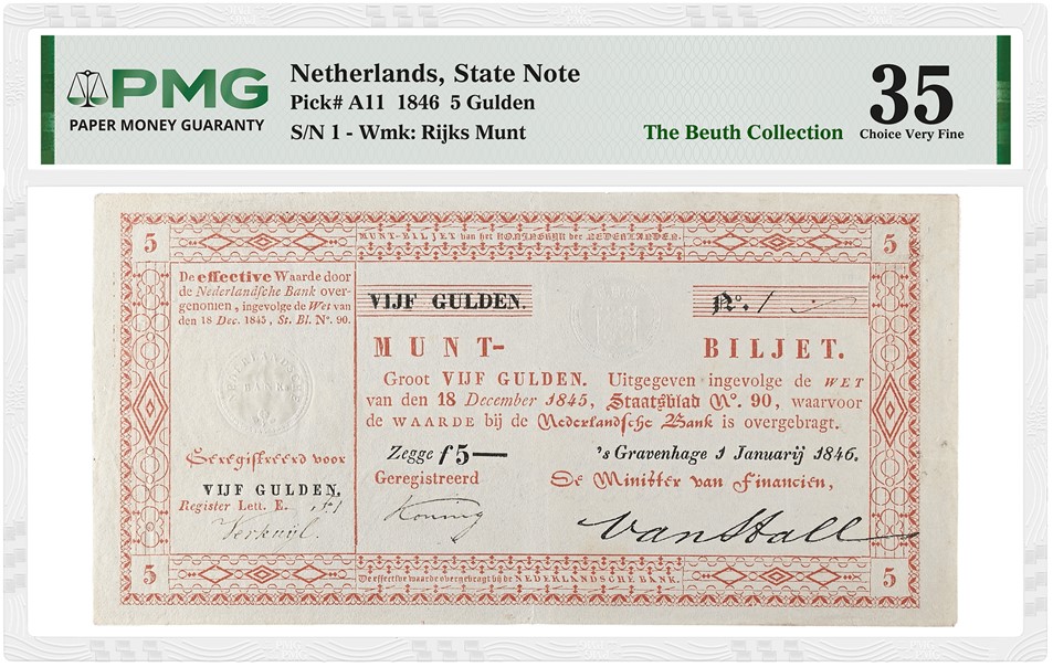 PMG-certified Dutch Rarities from the Beuth Collection Offered in ...