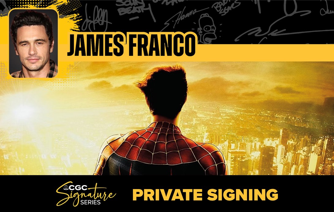 CGC Announces Private Signing with Actor James Franco | CGC