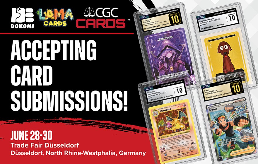 Lama Cards Accepting CGC Cards Submissions at DoKomi in Düsseldorf | CGC