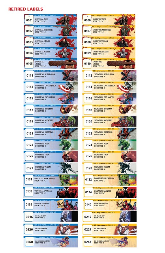 CGC's Custom Label Series | CGC