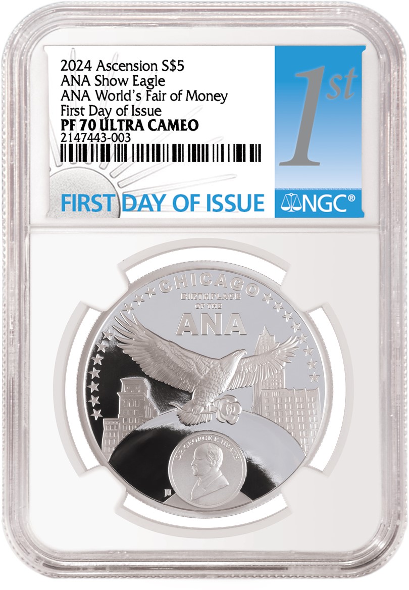 Special NGC Labels and Designations for the 2024 ANA Show Eagles at the ...