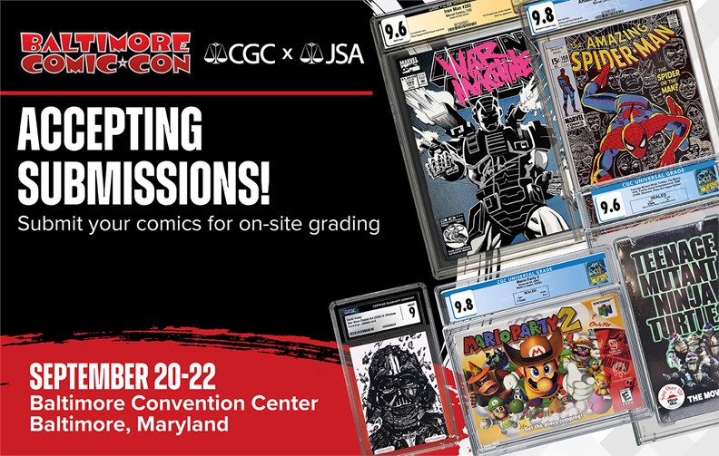CGC and JSA Announce Pricing for On-site Comic Book Grading at ...