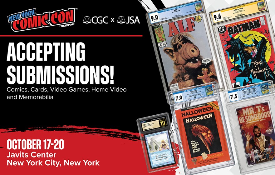 Take a Bite Out of the Big Apple with CGC and JSA at New York Comic Con ...