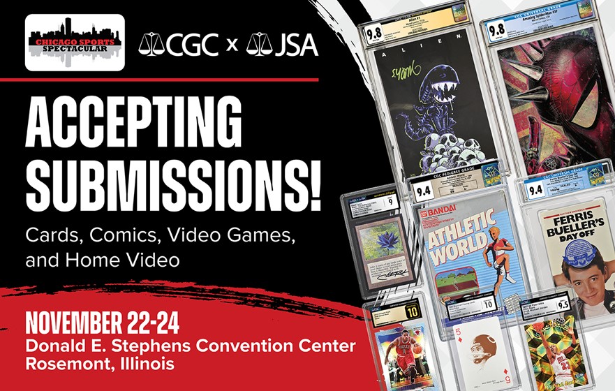CGC and JSA Accepting Submissions at the Chicago Sports Spectacular ...