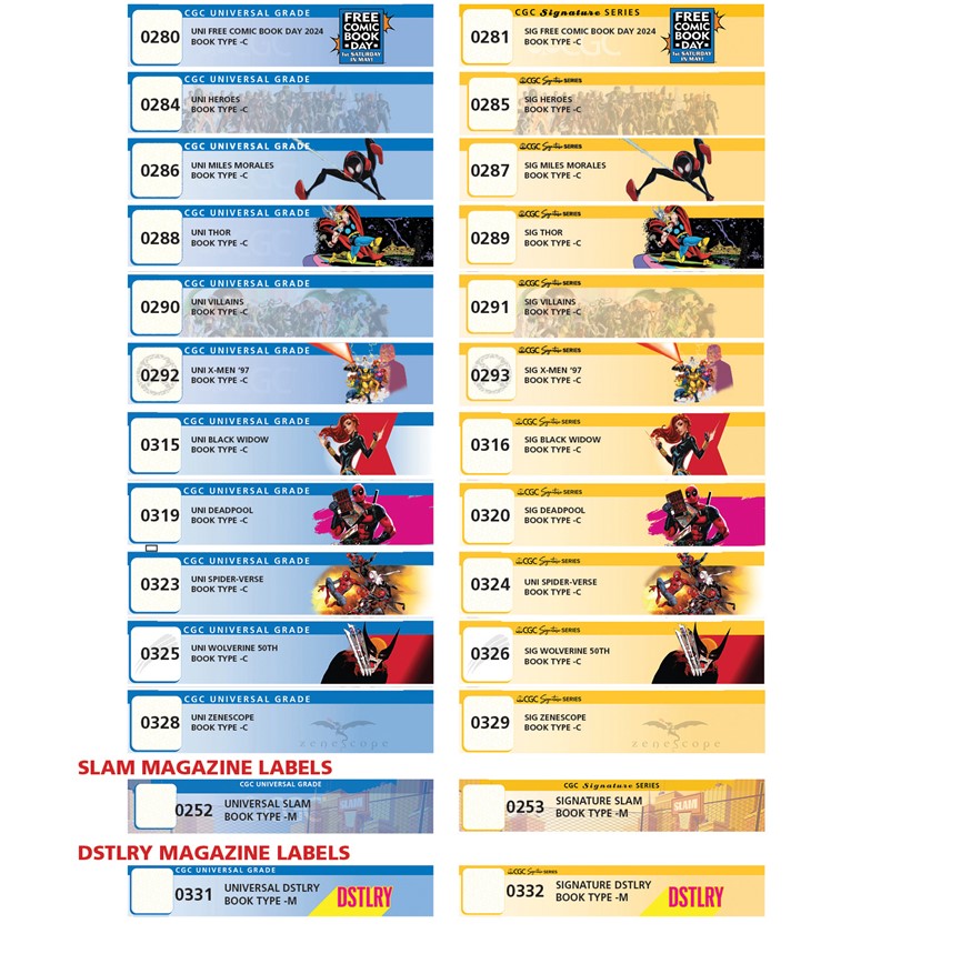 CGC's Custom Label Series | CGC