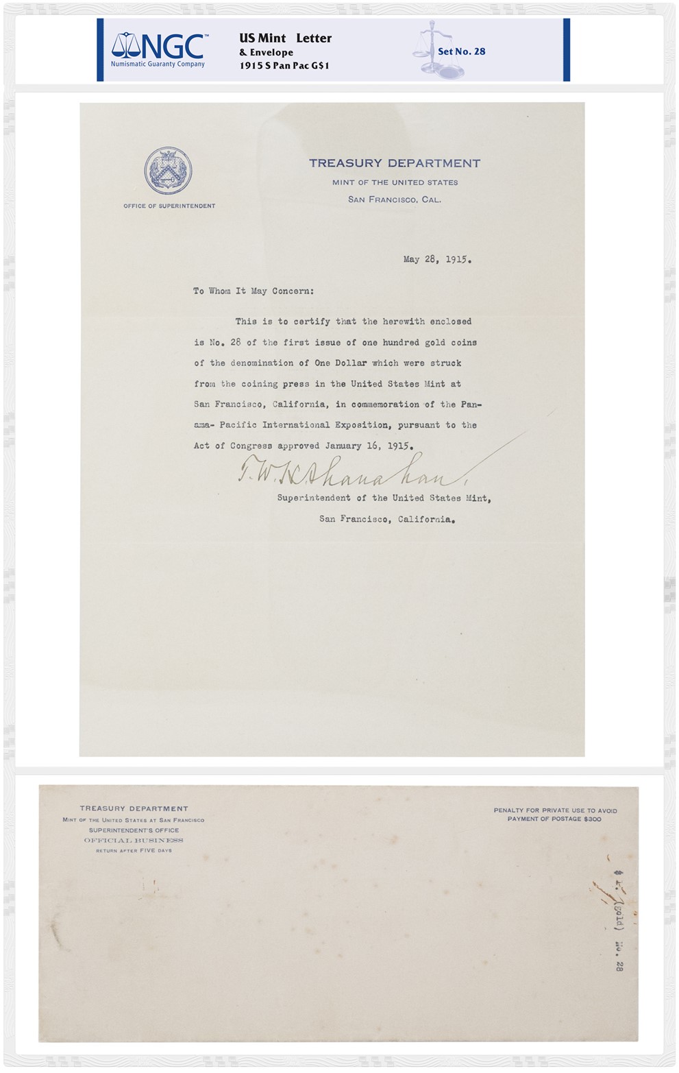 From the Grading Room: NGC Certifies Complete 1915 Panama-Pacific Set ...