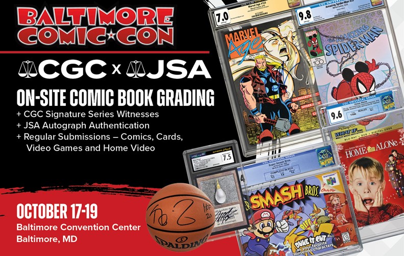 CGC x JSA Accepting Submissions and Offering On-site Comic Book Grading ...