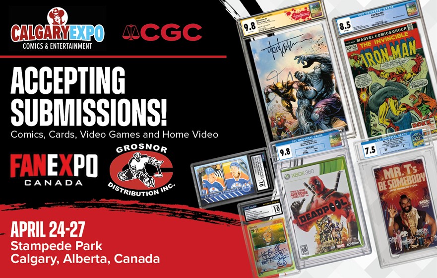 Submit to CGC through Grosnor at Calgary Expo | CGC
