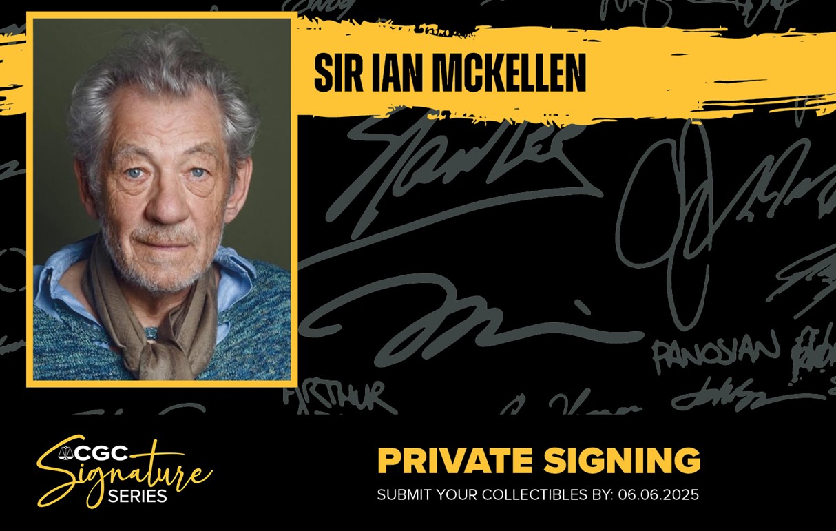 CGC Announces Private Signing with Sir Ian McKellen | CGC