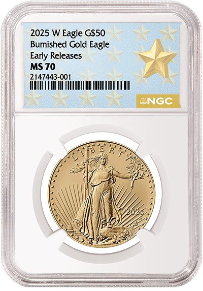 NGC Special Labels and Designations for the 2025-W Burnished Gold ...