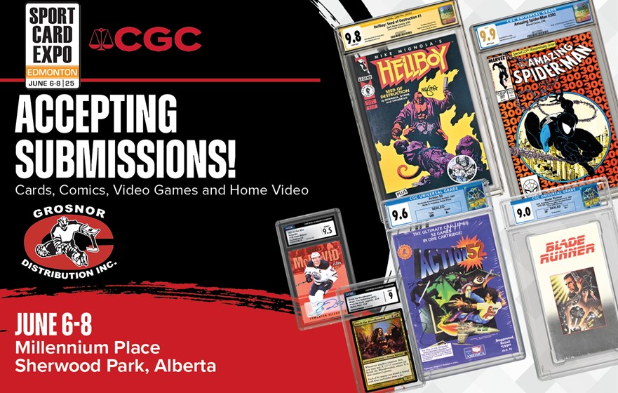 Submit to CGC through Grosnor at Sport Card Expo Edmonton | CGC