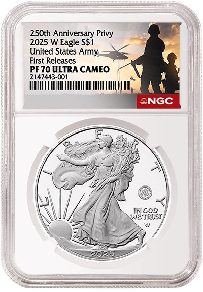 NGC Special Labels and Designations for the 250th Anniversary US Army ...