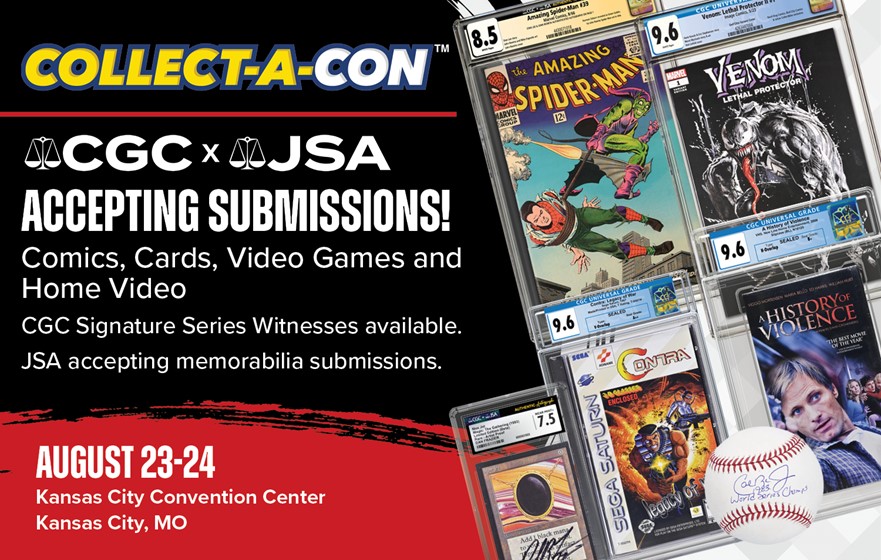 CGC and JSA Accepting Submissions at Collect-a-Con Kansas City | CGC