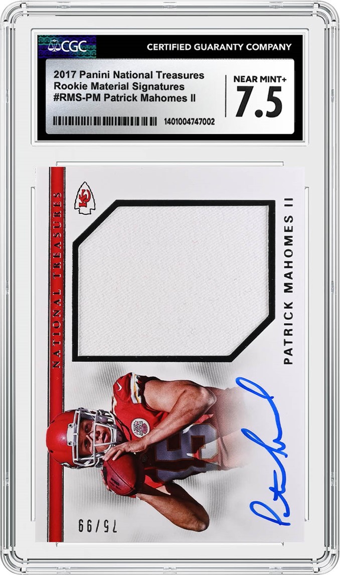 CGC Cards Certifies Two Hand-signed Rookie Cards of Chiefs Star QB ...