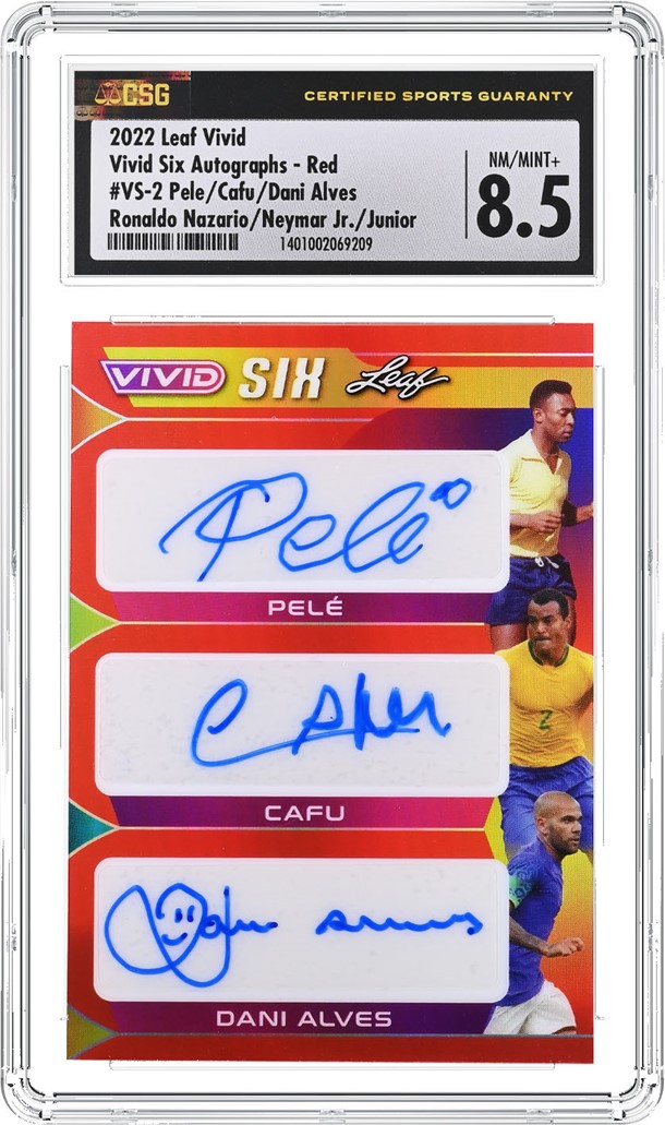 CSG Certifies One-of-One Card Featuring the Signatures of Six Brazilian ...