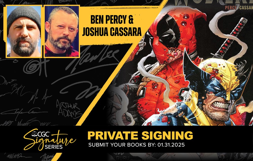 Ben Percy and Joshua Cassara Return to CGC for an Exclusive In-House ...