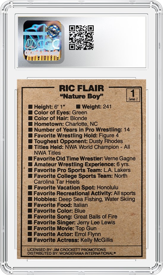 CGC Cards Featured Registry Set: 1987 Wonderama NWA Wrestling ...