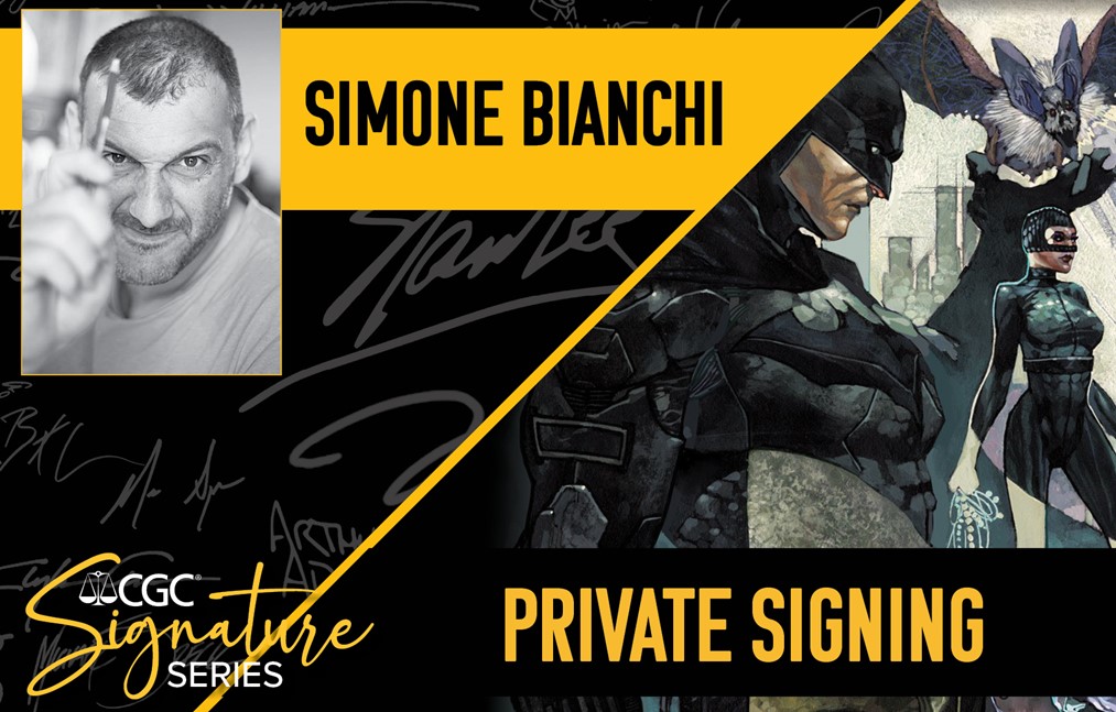 CGC Announces In-House Private Signing with Comic Book Artist Simone ...