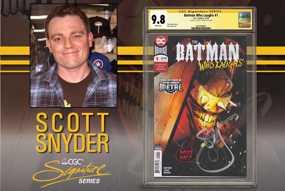 CGC In-House Private Signing with DC and Marvel Writer Scott Snyder | CGC