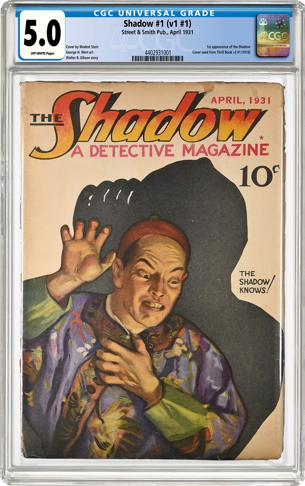 CGC Certifies The Shadow #1, an Iconic 1931 Pulp | CGC