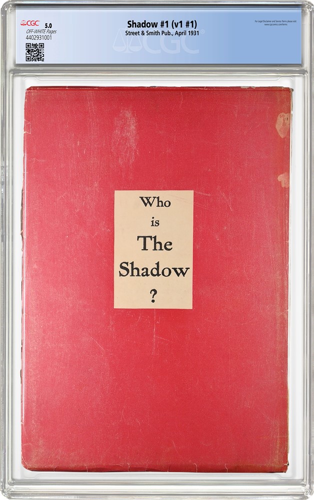 CGC Certifies The Shadow #1, an Iconic 1931 Pulp | CGC