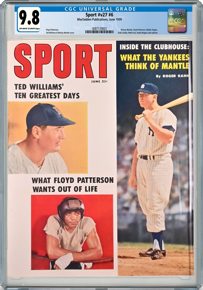 Goldin Offers High-grade 1959 Mickey Mantle and Ted Williams Sport ...