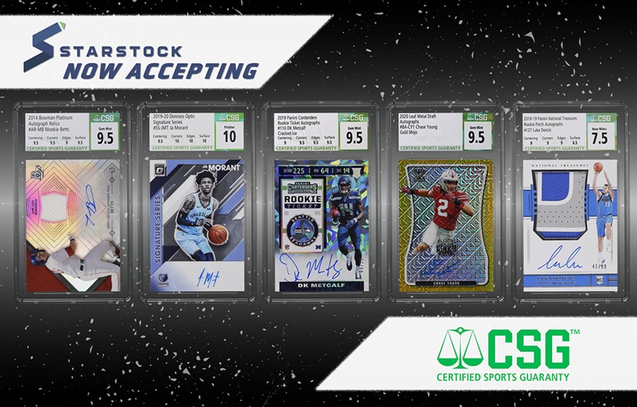 CSG-certified Sports Cards Now Accepted by StarStock | CGC